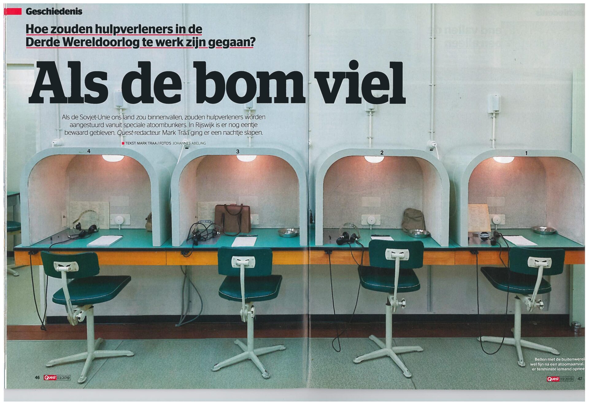 'Als de bom viel' een nacht in de atoombunker in Rijswijk. - Museum ...